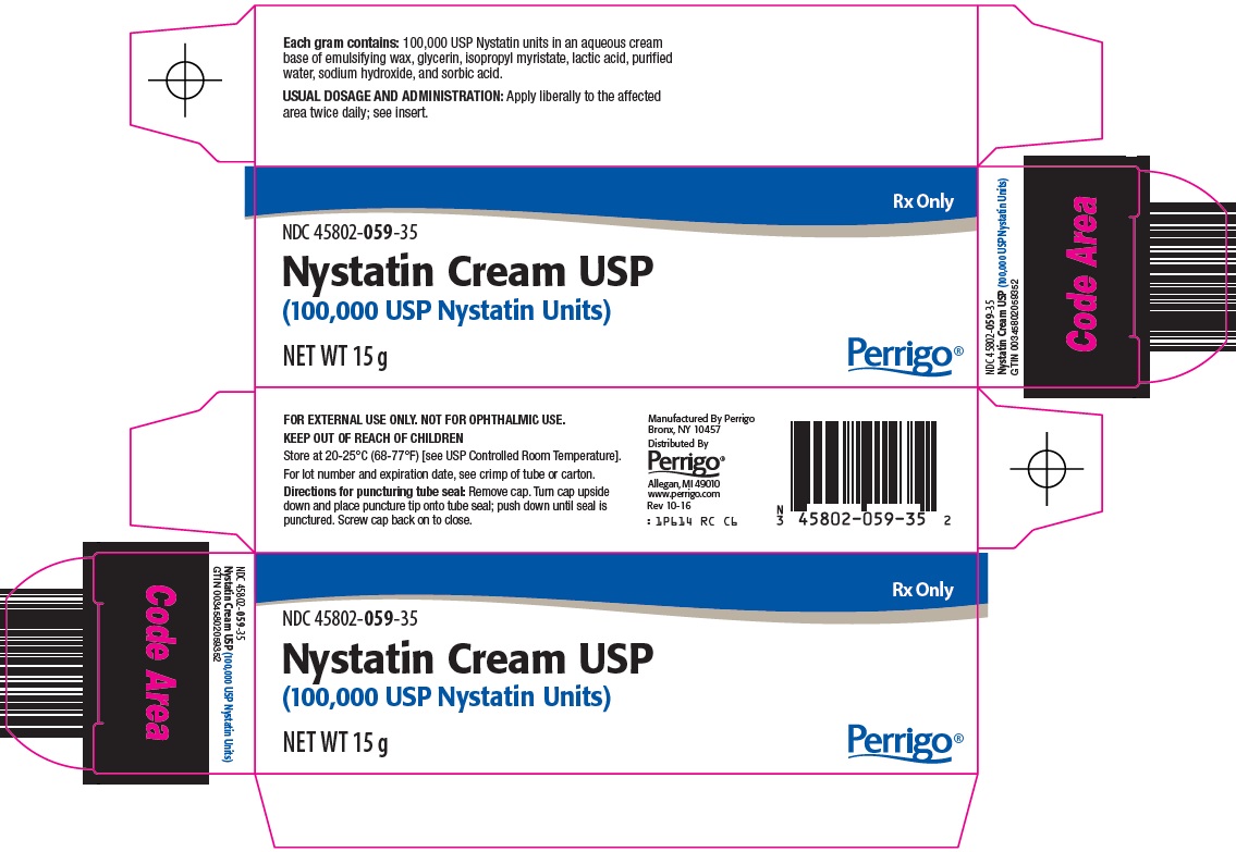Rx Item-Nystatin Top 100000U/Gm Cream 15Gm By Perrigo Pharma Gen Mycostatin