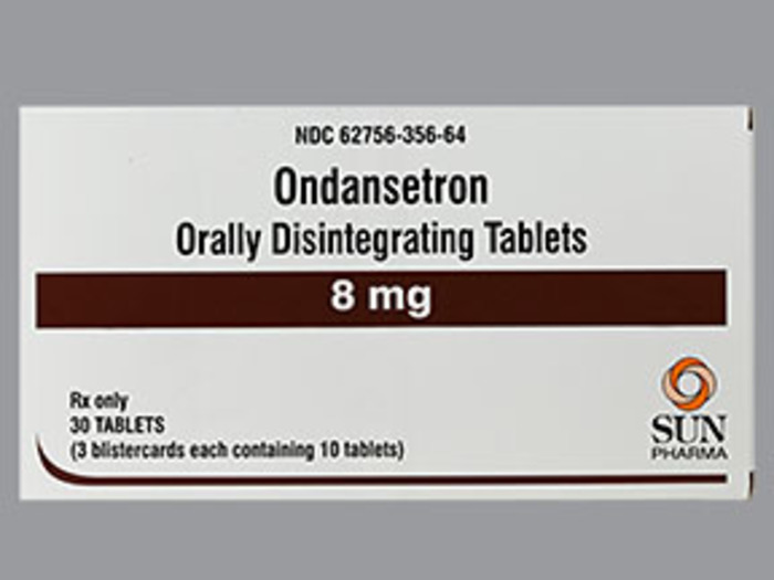 Rx Item-Ondansetron 8MG ODT 30 Tab by Sun Pharma USA Gen Zof