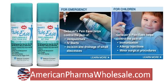 Rx Item-Pain Ease Md Spray 3.5 Oz By Gebauer Co.