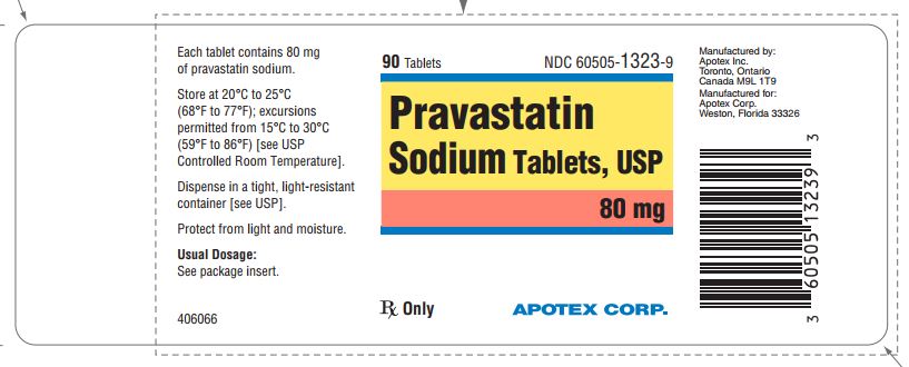 Rx Item-Pravastatin 80Mg Tab 90 By Apotex Corp gen Pravachol