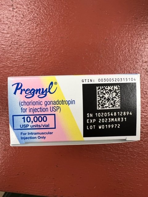 Rx Item-Pregnyl 10 ML Multi Dose Vial by Merck & Co Pharma U