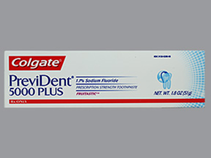 Rx Item-Prevident 5000 Plus 1.1% Fruit Toothpaste 51Gm By Colgate Oral ...