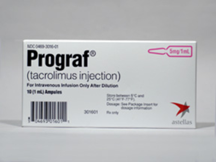 Rx Item-Prograf 5Mg/Ml Amp 10X1Ml By Astellas Pharma