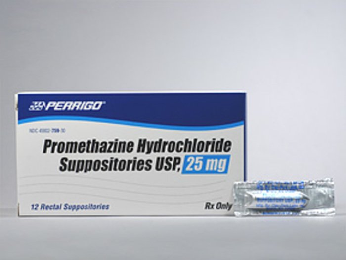 Rx Item-Promethazine 25Mg Suppository 12 By Perrigo Pharma Hen ...