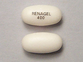 RX ITEM-Renagel 400Mg Tab 360 By Aventis Pharm Genzyme