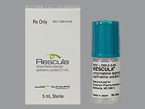 RX ITEM-Rescula 0.15% Drops 5Ml By Sucampo Pharma Americas