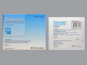 Rx Item-Sancuso 3.1Mg 24Hr Patch By Prostrakan