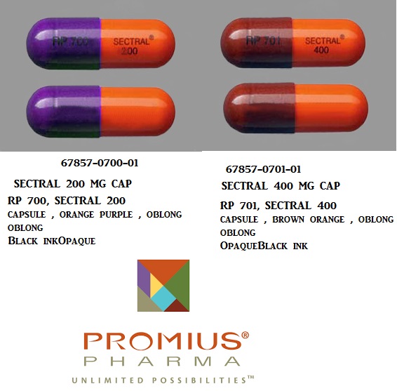 RX ITEM-Sectral 400Mg Cap 100 By Promius Pharma