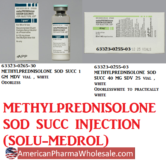 Rx Item-Solu Medrol 1000Mg/8Ml Vial 8Ml By Pfizer Pharma