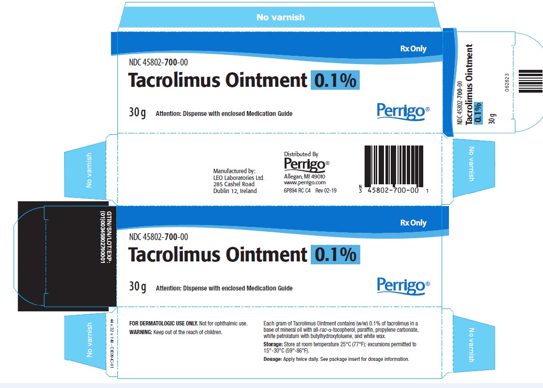 Rx Item-Tacrolimus 0.1% Ont 30Gm By Perrigo Pharma Gen Protopic