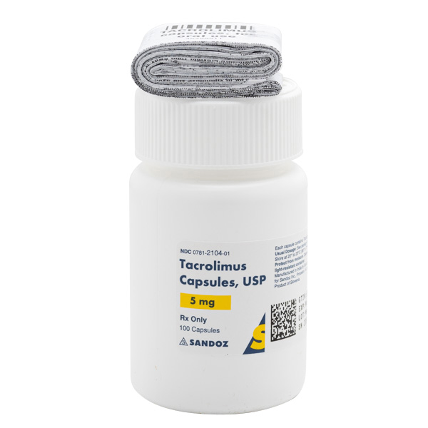 Rx Item-Tacrolimus 5Mg Cap 100 By Sandoz Pharma Gen Prograf