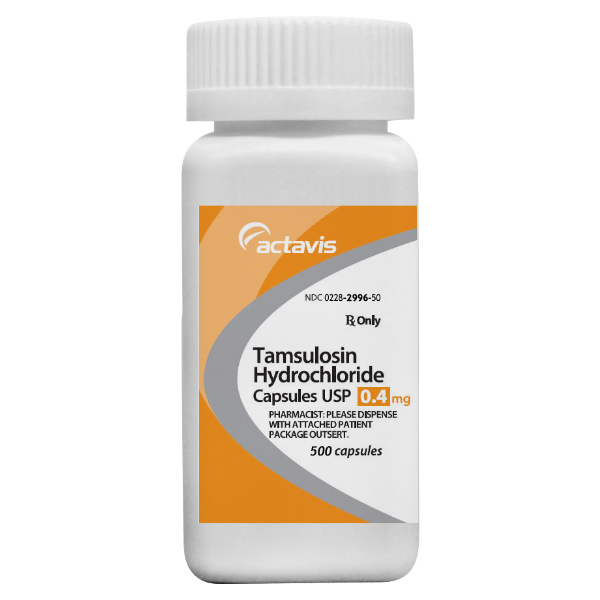 Rx Item-Tamsulosin 0.4MG 500 CAP by Teva Pharma USA Gen Flom