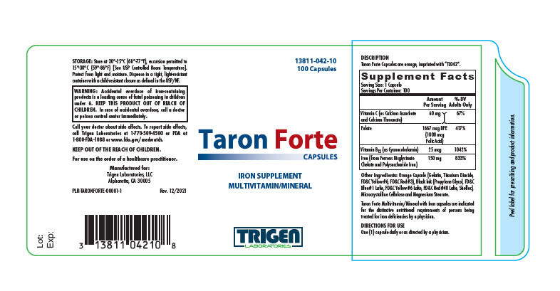 Rx Item-Taron Forte Cap 100 By Trigen Lab