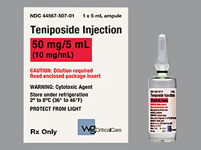 Teniposide 50mg/5 ml Amp 5ml by Wg Critical Care