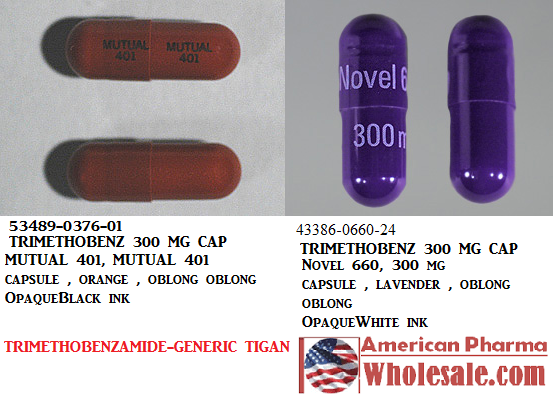Rx Item-Tigan 300MG 100 Cap by Pfizer Pharma USA -RX349656