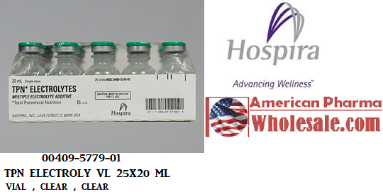 Rx Item-Tpn Electrolyte 35 20 5Meq Vial 25X20Ml By Hospira Worldwide
