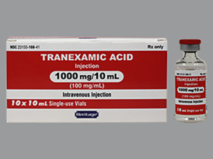 Rx Item-Tranexamic Acid 1000 Mg SDV 10X10 Ml By Avet Pharma USA Cyklokapron