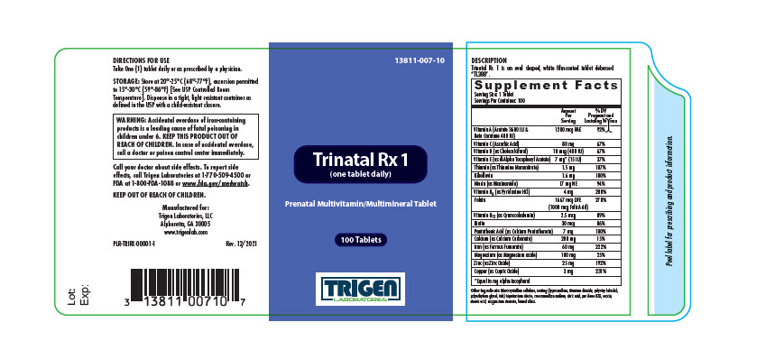Rx Item-Trinatal Rx 1 60Mg 1Mg Tab 100 By Trigen Lab