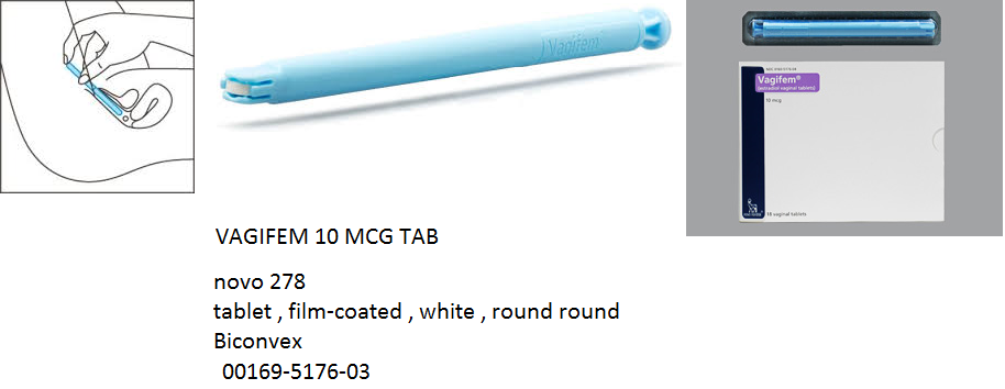 Rx Item-Vagifem 10Mcg Tab 8 By Novo Nordisk Pharm