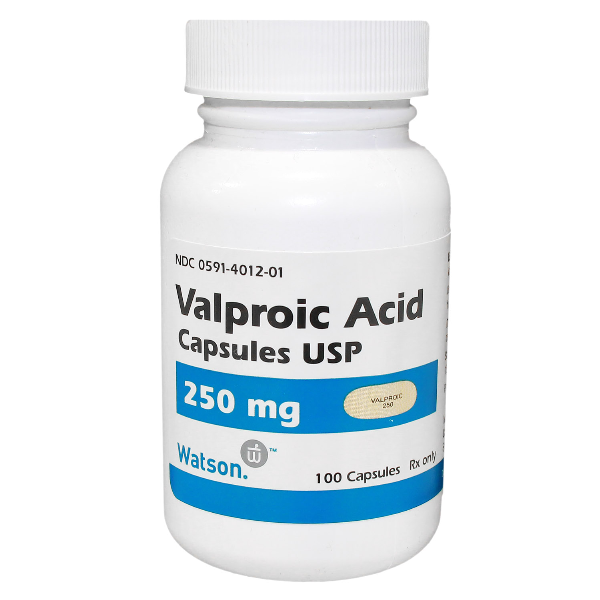 Rx Item-Valproic Acid 250Mg Cap 100 By Actavis Pharma Gen Depakene