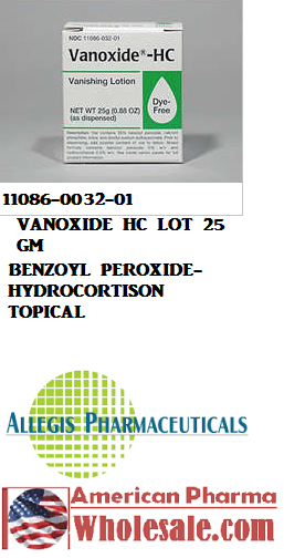 Rx Item-Vanoxide Hc 25 GM Lotion by Marnel Pharma USA -RX419