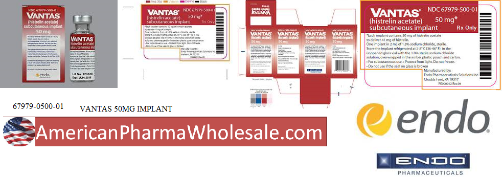 Rx Item-Vantas 50Mg Kit By Endo Pharma Valera