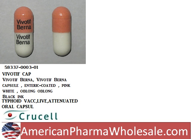 RX ITEM-Vivotif 2B Unit Cap 4 By Crucell Vaccines