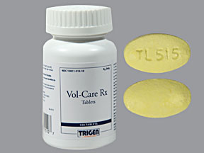 RX ITEM-Vol-Care 1Mg 60Mg Tab 100 By Trigen Lab
