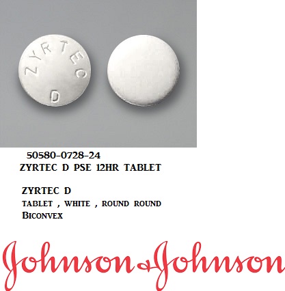 Rx Item-Zyrtec D 5Mg-120Mg Tab 12 By J&J Consumer-Pse