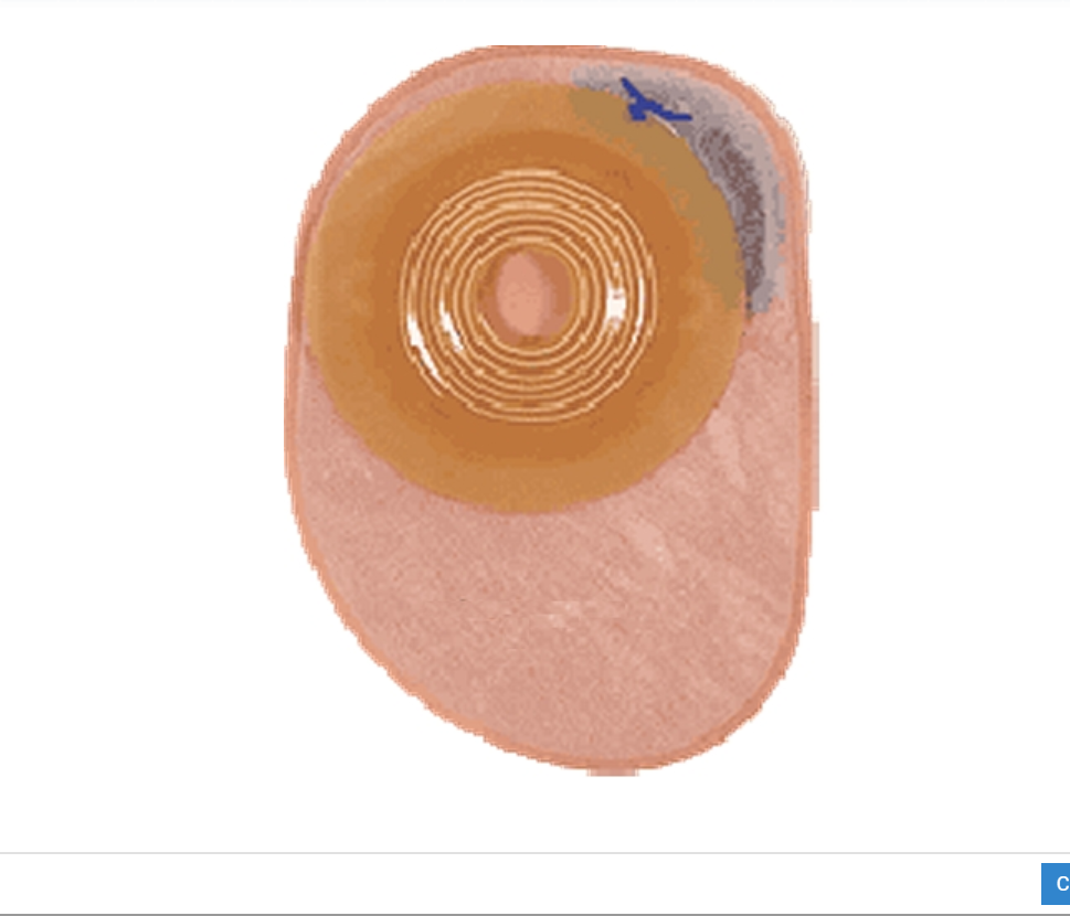 Coloplast Colostomy Pouch Assura One-Piece System 8-1/2 h Length Maxi 1-3/1