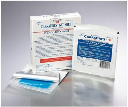 Carradres Clear Hydrogel 4 X 4