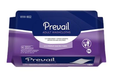 Prevail Personal Wipe Prevail Soft Pack Aloe Fresh Scent 96 Count