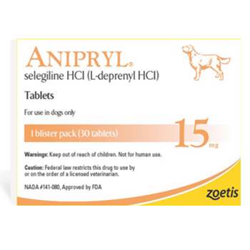 Anipryl Tablets 5mg 30# 30 Tab By Zoetis Pet Rx(Vet)(Selegiline)