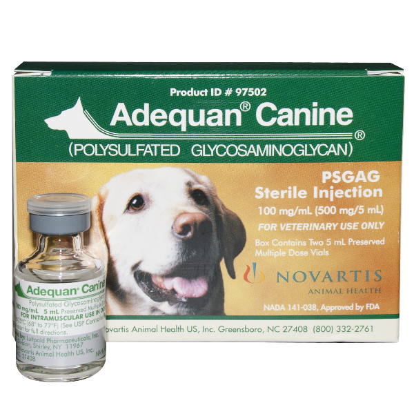 Adequan K9 100 Mg/ml 2# 100mg Sl By Novartis Pet Rx(Vet)
