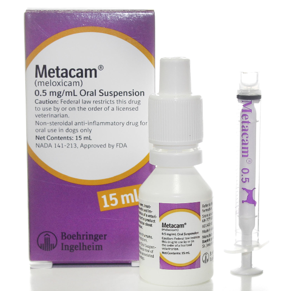 Metacam Susp. 0.5Mg/ml 15 ml 15ml Ssp By Boehringer Pet Rx(Vet)