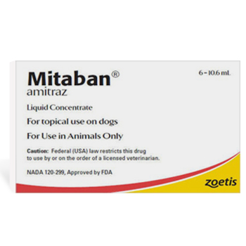 Mitaban 19.9% Amitraz 10.6ml Liquid By Zoetis Pet Rx(Vet)
