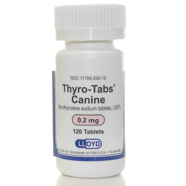 Thyro-Tab (Gen Soloxin) 0.2mg 120 Tab By Lloyd Rx(Vet)