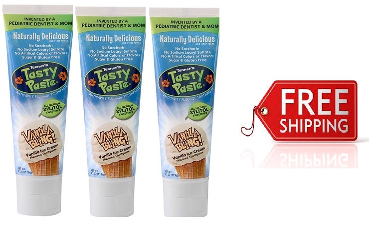 Tanner's Tasty Paste Vanilla Bling 4 oz X 3 Pack