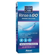 Clear Care Rinsing Solution Rinse & Go - 4 Fl oz