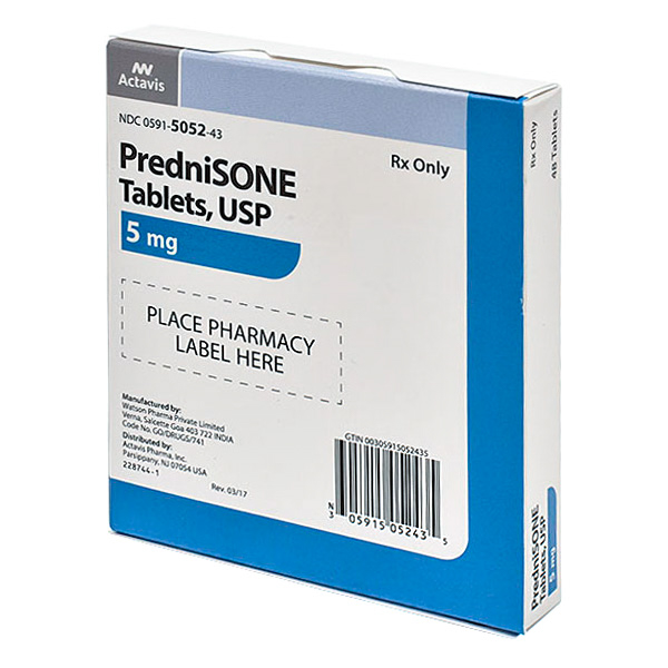 Rx Item-Prednisone 5Mg Tab 48 Unit Dose Pack By Actavis (Teva) Gen Deltasone