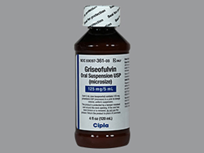 Rx Item-Griseofulvin 125Mg/5Ml Suspension 120Ml By Cipla Pharma Gen ...
