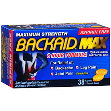 Backaid Max Pain Relief Pills - 38 Ea.