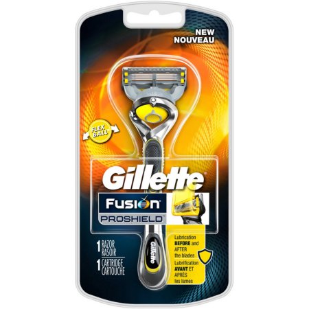 Gillette Fusion Proshield Chill Razor With Flexball Handle & Blade ...