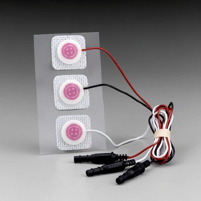 3M Red Dot ECG Monitoring Electrodes With Pre-Attached Lead Wire C