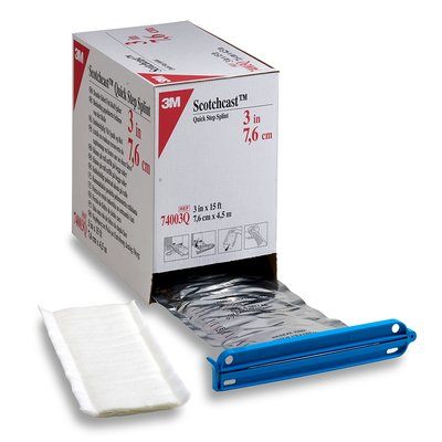 3M Scotchcast Quick Step Double Sided Felt Roll Splint Case 74003Q