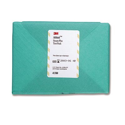 3M Attest Steam-Plus Test Pack Case 41380 By 3M Health Care