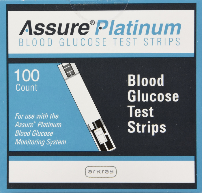 Arkray Assure Platinum Blood Glucose Monitoring System Bottle 500