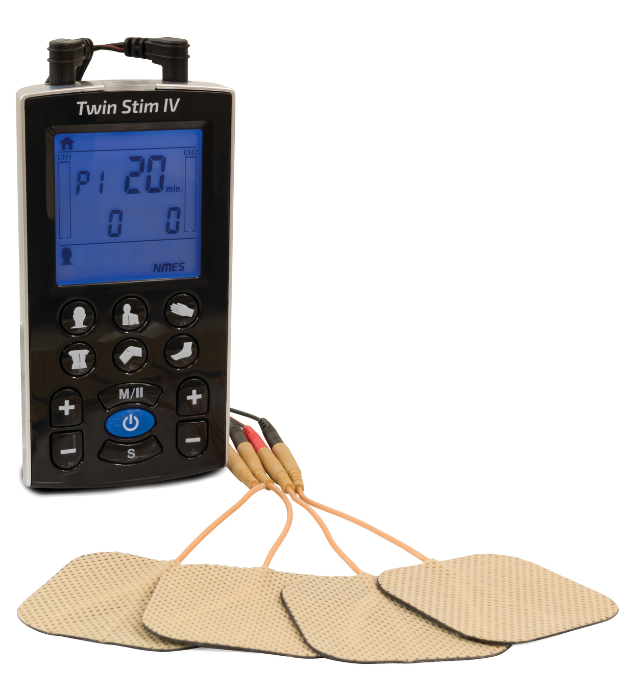 Compass Health Intensity Twin Stem IV Portable Tens & Nems Pain Relief ...