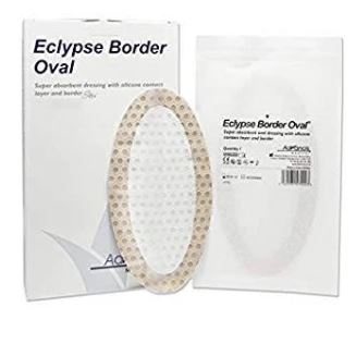 Dukal Eclypse Border Oval Super Absorbent Dressing Box Cr4299 By Dukal