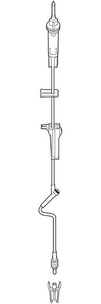 IV Line 76 Basic Set 1 Port 10 Drops/ml Each By Baxter(Vet)
